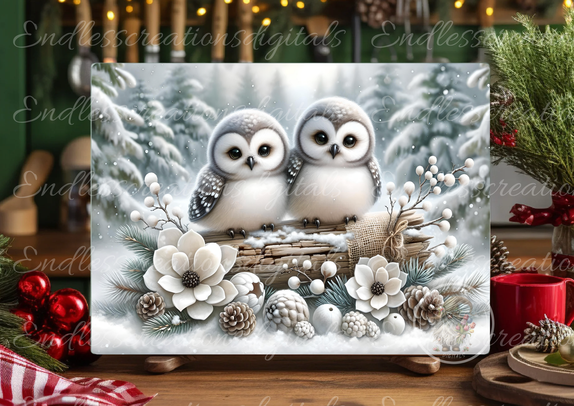 WINTER SNOW OWL BUNDLE – Endless Creations Digitals